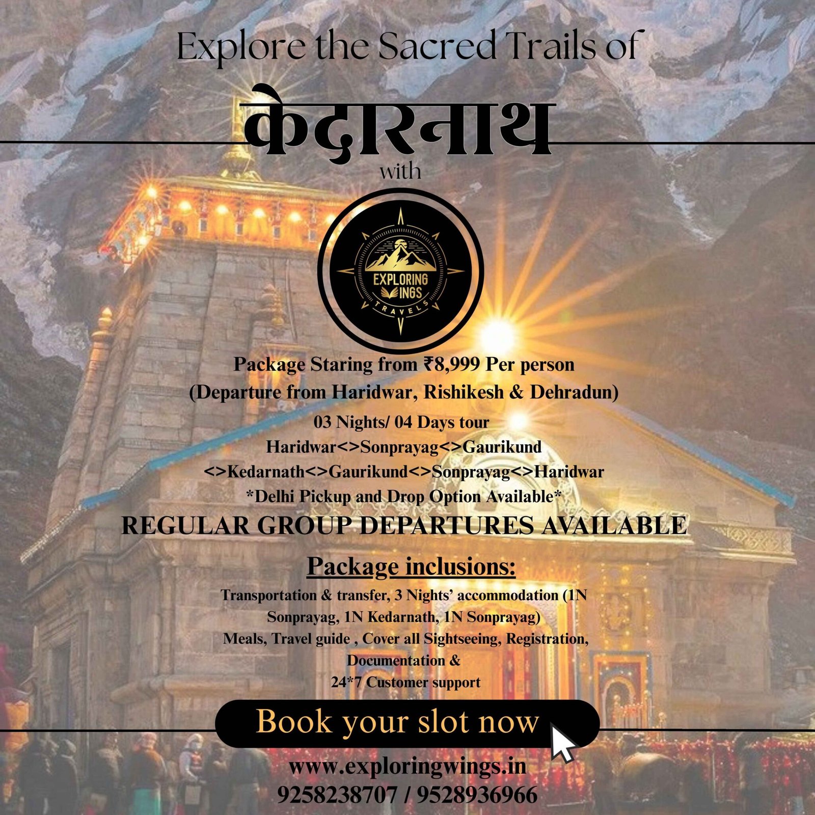 Kedarnath Luxury Tour Package from Delhi - Best 2026 Guide